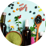 a natural grocery with organic foods